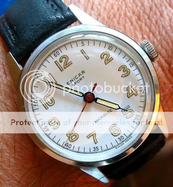 Enicar Sport 1950?s w Enamel Dial | WatchUSeek Watch Forums