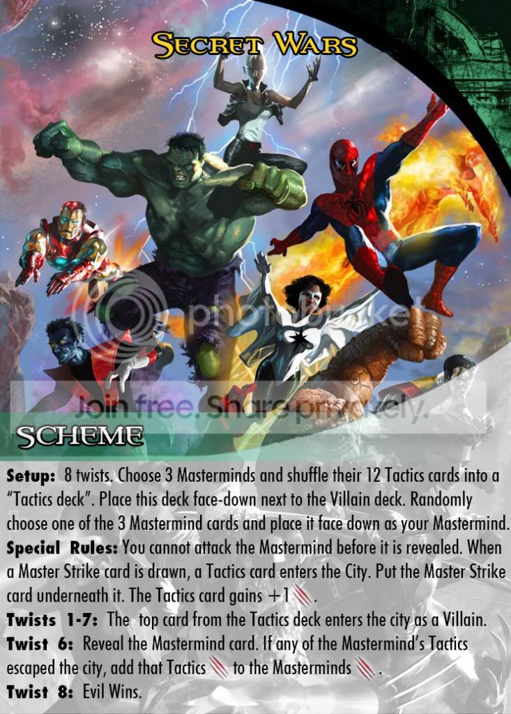 Connors Custom Cards | Legendary: A Marvel Deck Building Game