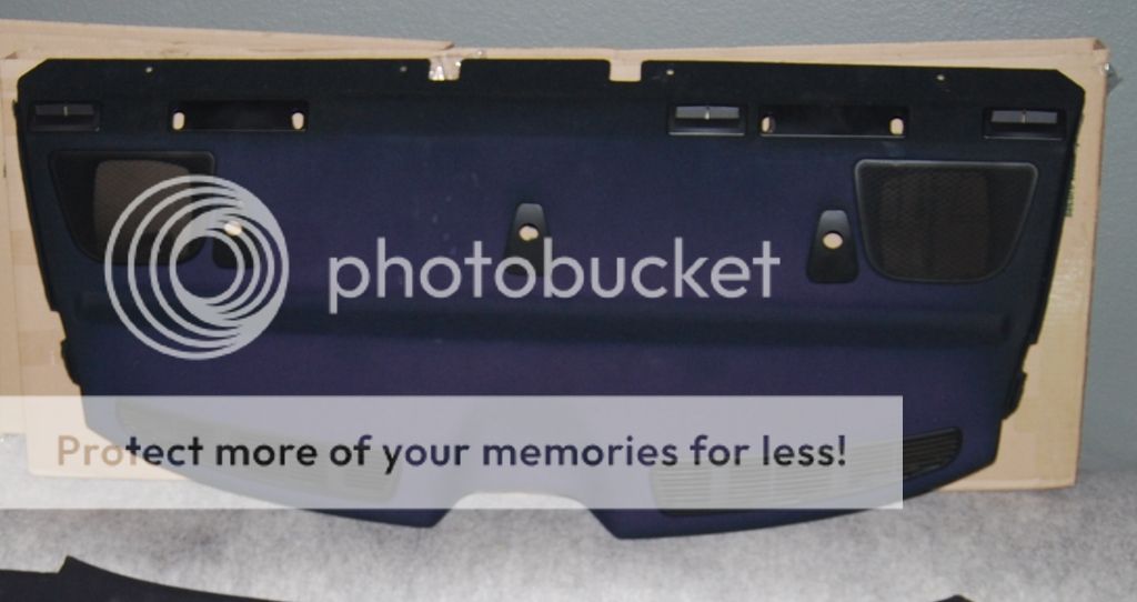 E39 black rear parcel shelf (from 2003 540i Msport)