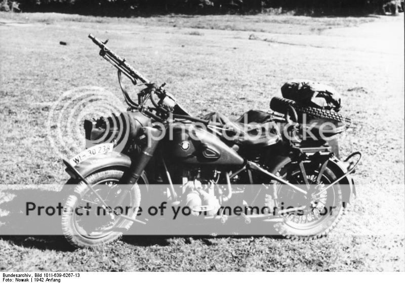 Any photos of Motorcyle machine gun and light german tank? | WW2Talk